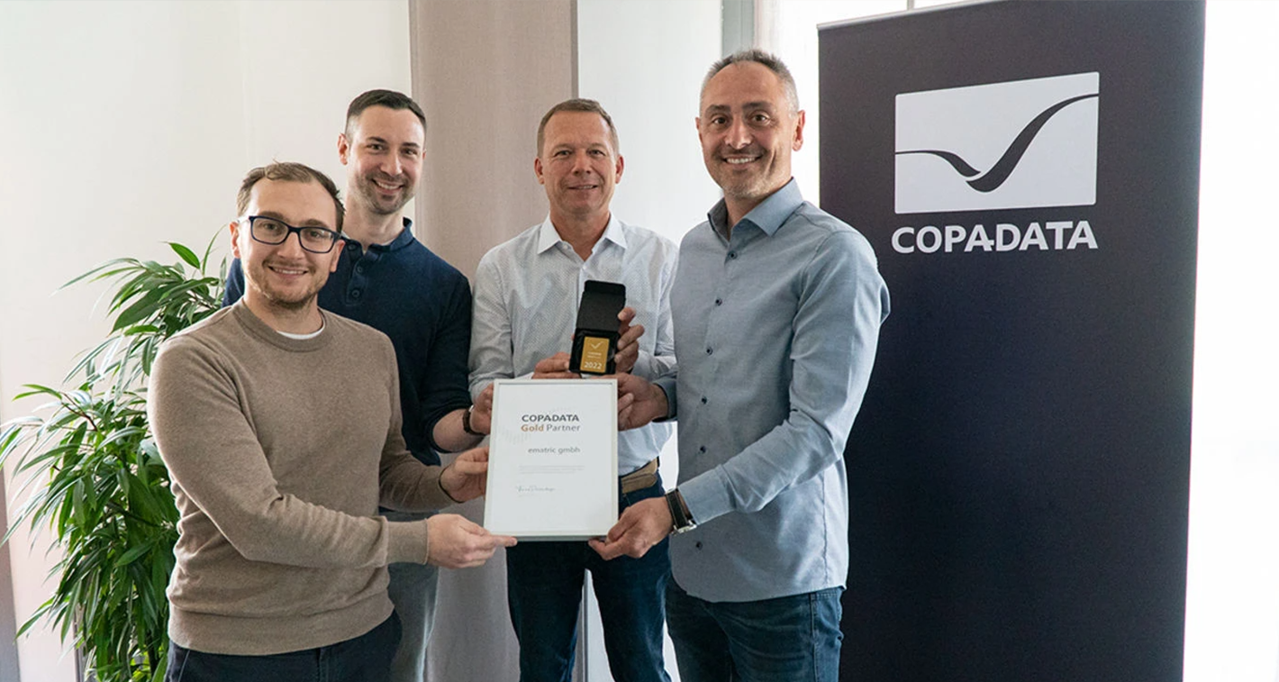 zenon-Systemintegrator ematric ist Österreichs erster COPA-DATA Gold Partner